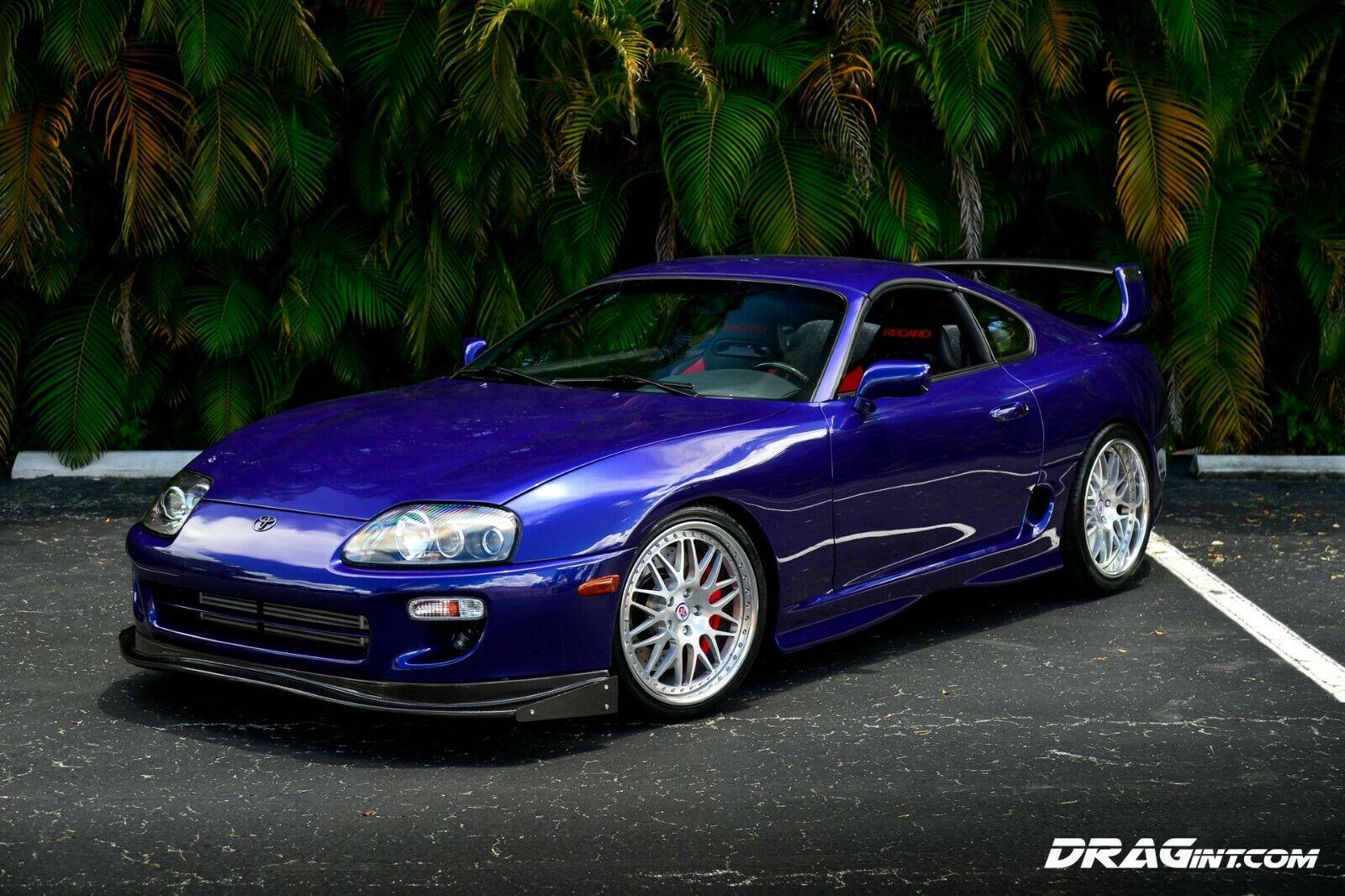 1995 Toyota Supra Turbo 6 Speed Sport Roof Blue 1427hp Hypertune CCW ...