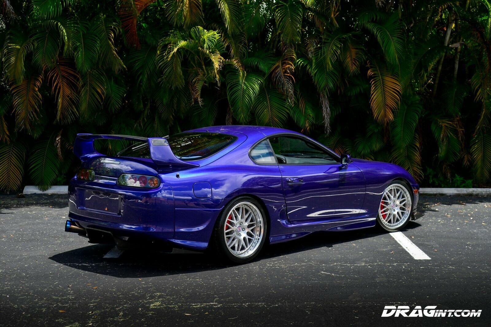 1995 Toyota Supra Turbo 6 Speed Sport Roof Blue 1427hp Hypertune CCW ...