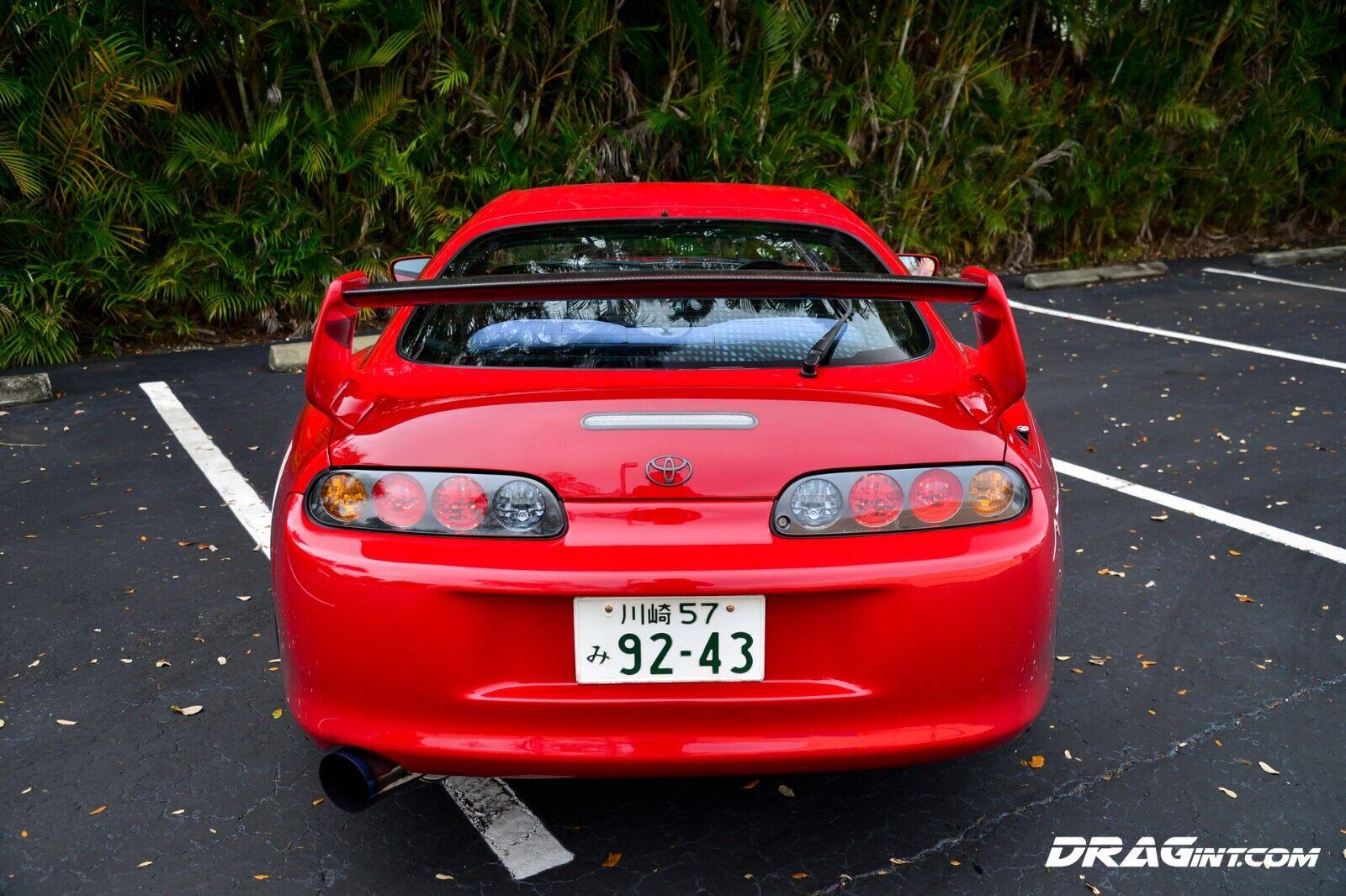 1994 Toyota Supra Turbo 6 Speed RHD Original Red Hardtop Dragint 1500hp ...