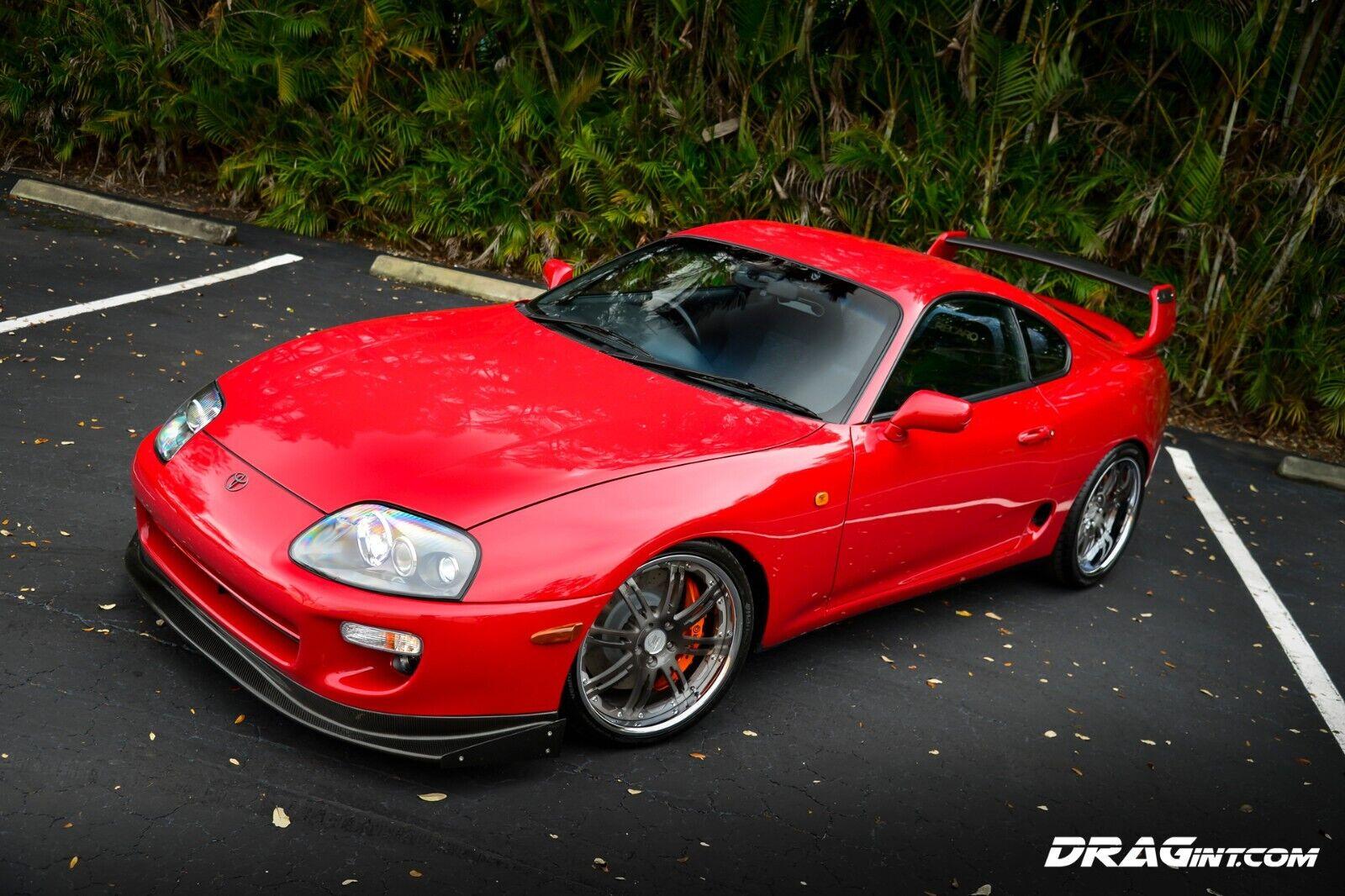 1994 Toyota Supra Turbo 6 Speed RHD Original Red Hardtop Dragint 1500hp ...