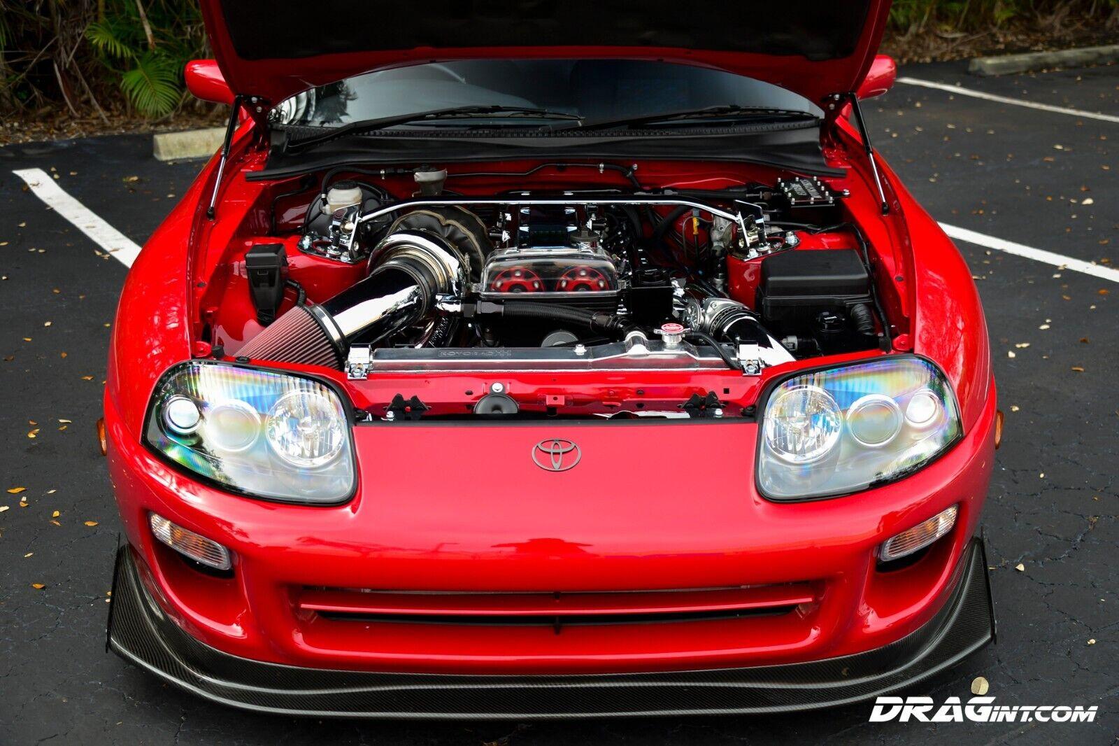 1994 Toyota Supra Turbo 6 Speed RHD Original Red Hardtop Dragint 1500hp ...
